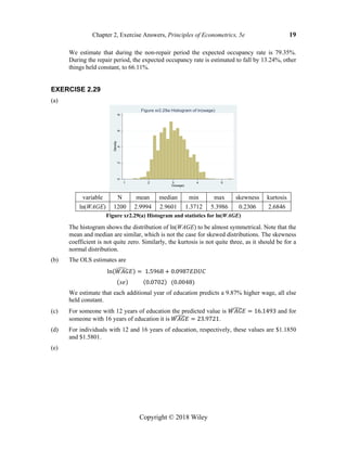 ch02ans.pdf The Simple Linear Regression Model: Specification and ...