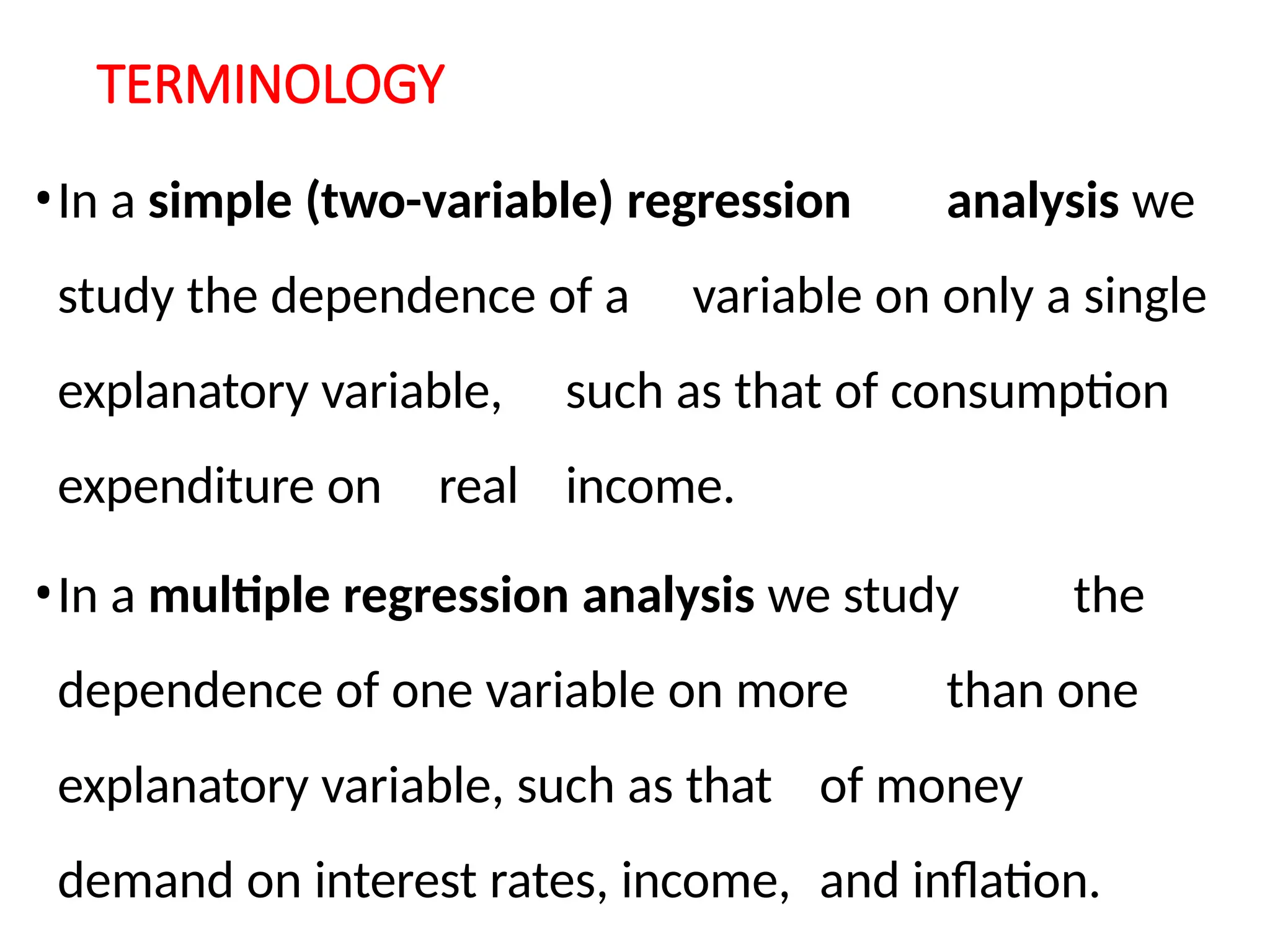 CH 02; CLASSICAL LINEAR REGRESSION MODEL.pptx