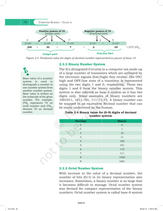 Ch 02 Encoding & Number System.pdf | Programming Languages | Computing