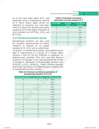 Ch 02 Encoding & Number System.pdf | Programming Languages | Computing