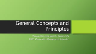 Ch02 General concepts and principles | PPTX