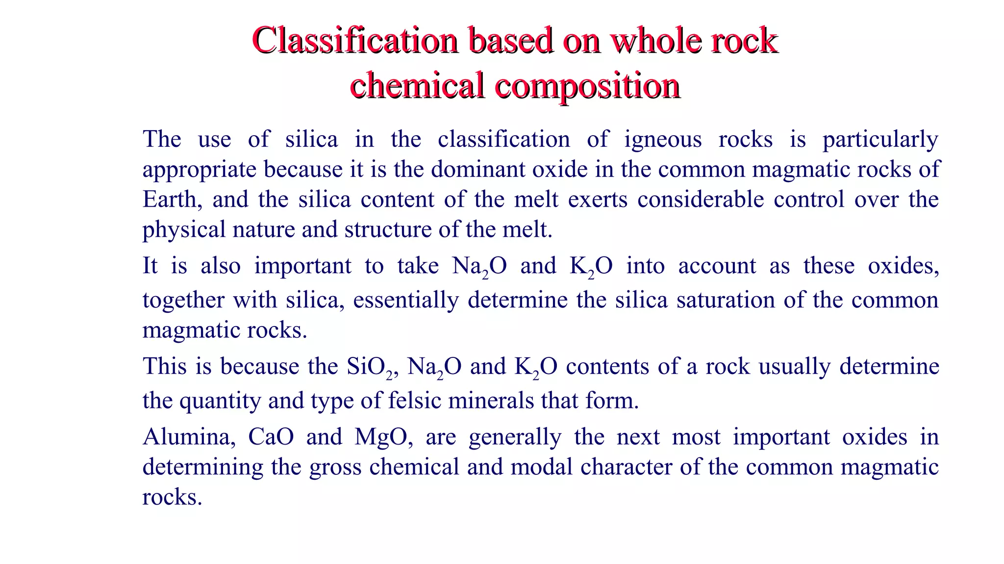 Ch 02 igneous classification | PPT