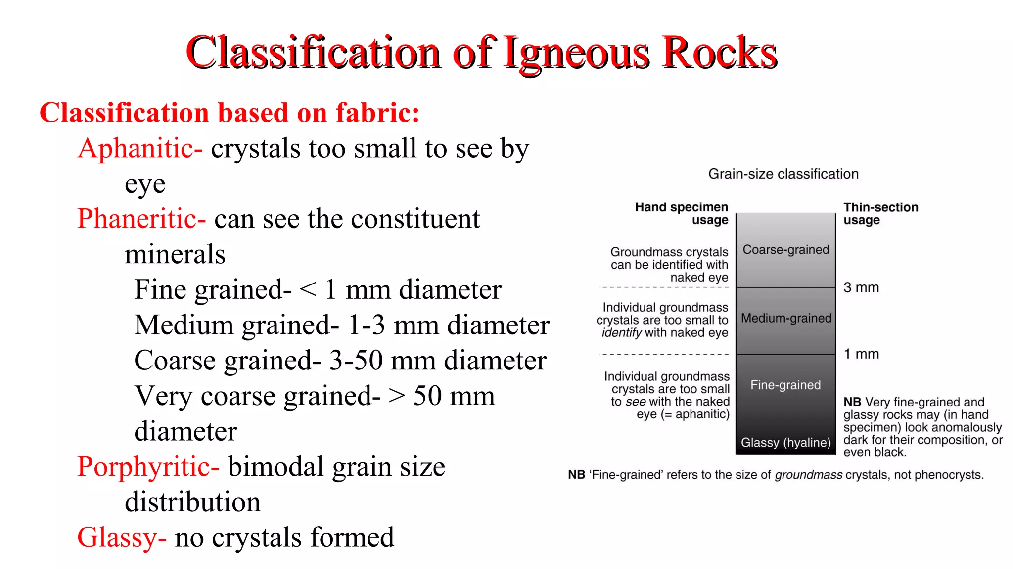 Ch 02 igneous classification | PPT