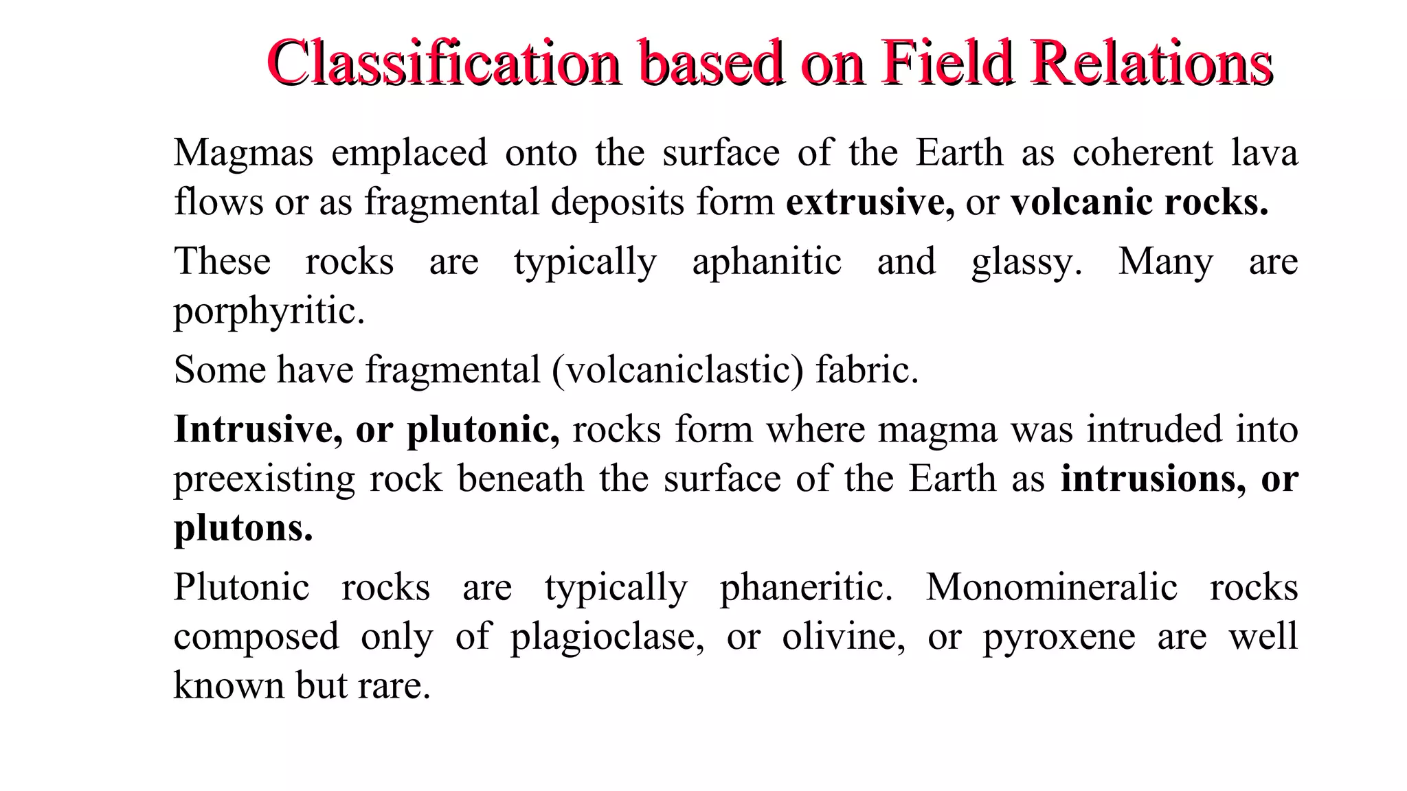 Ch 02 igneous classification | PPT