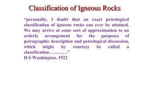 Ch 02 igneous classification | PPT