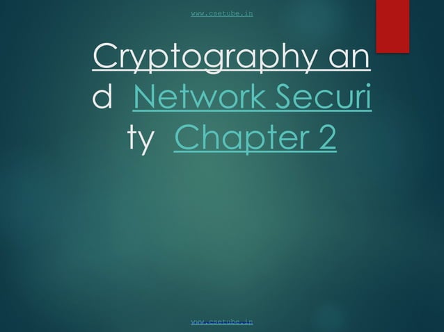 Cryptography and Network Security Chapter 2.pptx