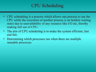 Comprehensive Overview of Process Management in Operating Systems | PPT