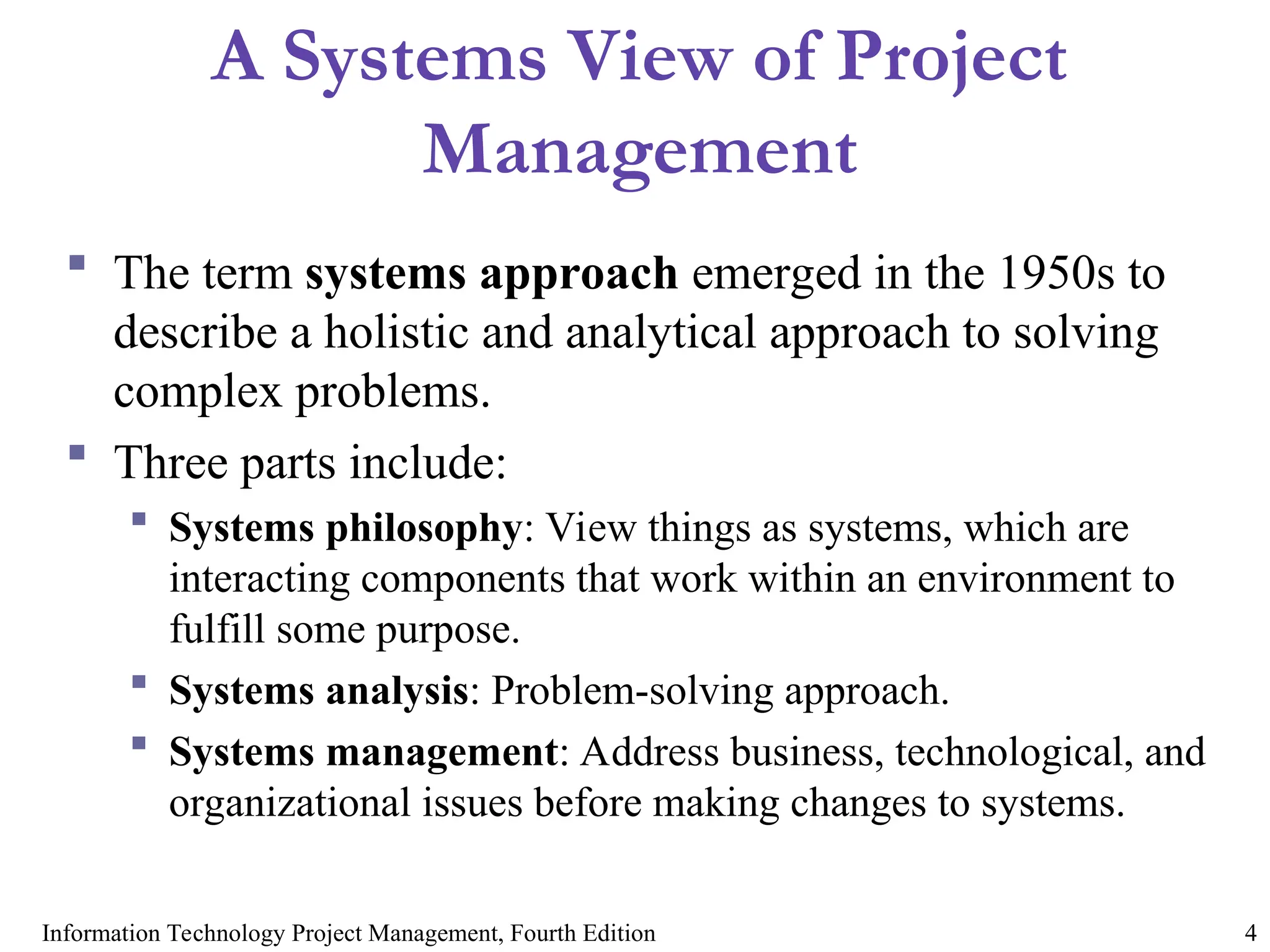 Ch02 Project Management and Information Technology Context.ppt ...