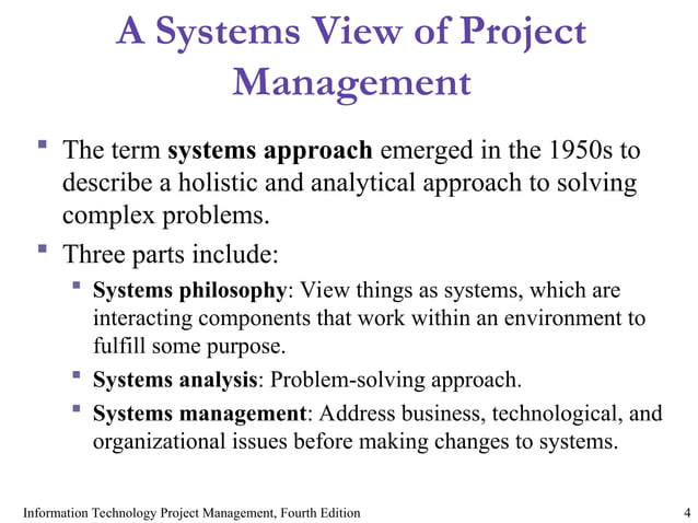 Ch02 Project Management and Information Technology Context.ppt | Business | Business and Finance