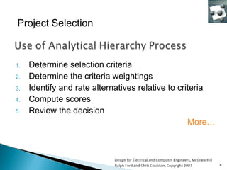 Ch02 project selection (pp_tshare) | PPT
