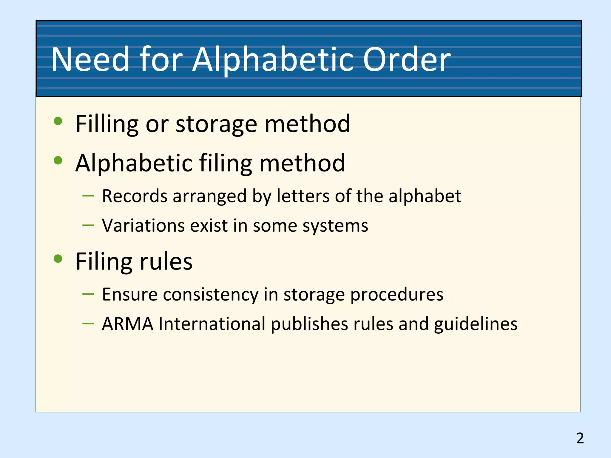 Ch02 records management | PPT