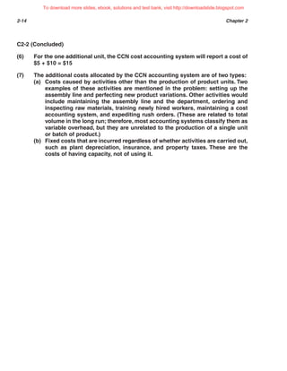 Ch02 Managerial Accounting Aiou Mba Mcom 8508 Pdf