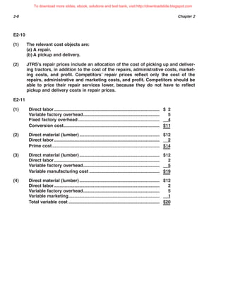 Ch02 Managerial accounting aiou mba mcom 8508 | PDF