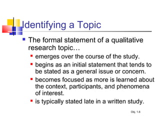 Ch02 topic selection | PPT