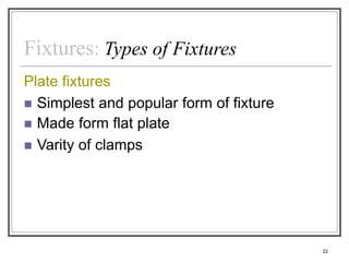 CH02_Types and Functions of Jigs and Fixtures | PPT