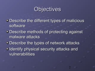 Ch03 Network and Computer Attacks | PPT