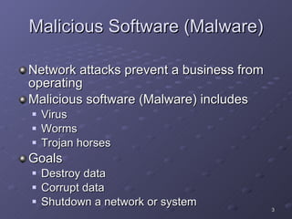 Network Attacks | PPT