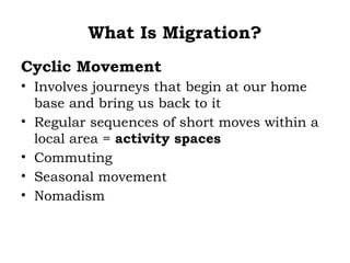 Cyclic Movement Example
