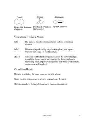 Ch03.alkanes | PDF