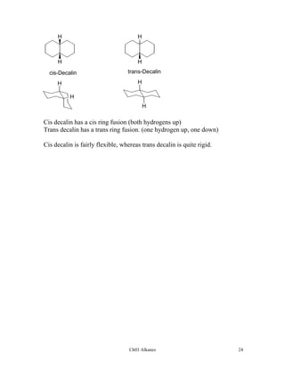 Ch03.alkanes | PDF