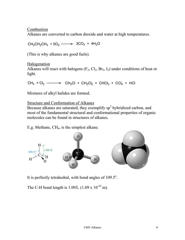 Ch03.alkanes | PDF
