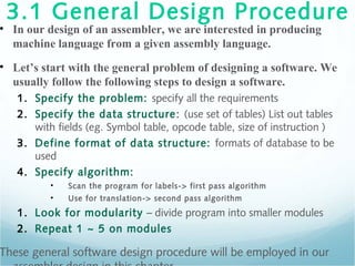 Assemblers: Ch03 | PPT