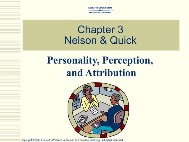 Personality and perception | PPT