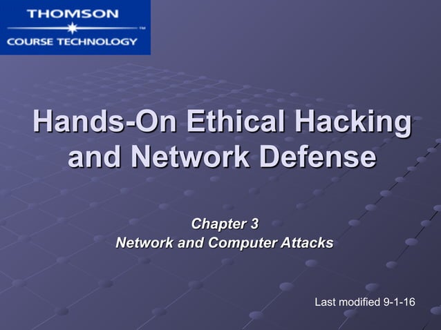 CNIT 123: Ch 3: Network and Computer Attacks | PDF