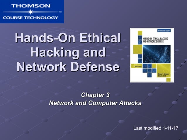 Ch 3: Network and Computer Attacks | PPT