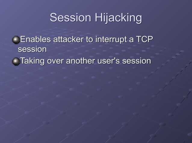 Ch 3: Network and Computer Attacks | PPT