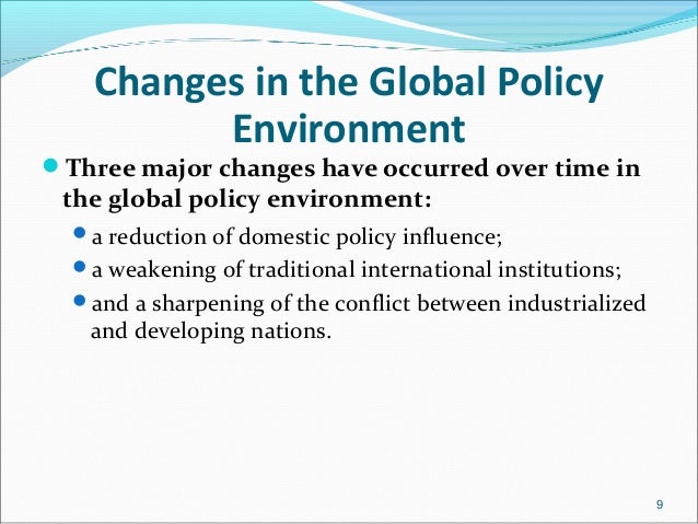 Trade And Investment Policies