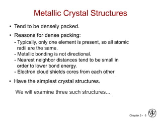 Chapter 3 - crystal structure and solid state physics | PPT
