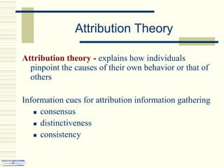 Personality, Perception and attribution.ppt