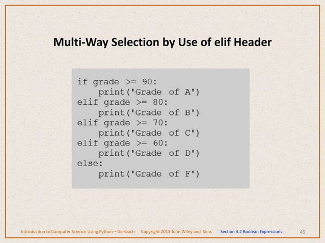 Control Structures In Python Programming Ppt