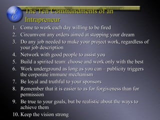 ch03.ppt Chapter 3 - Intrapreneurship: Developing Corporate ...