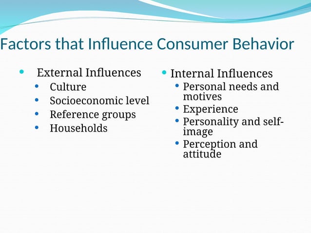Understanding The Behavior Of Hospitality Consumers | PPT