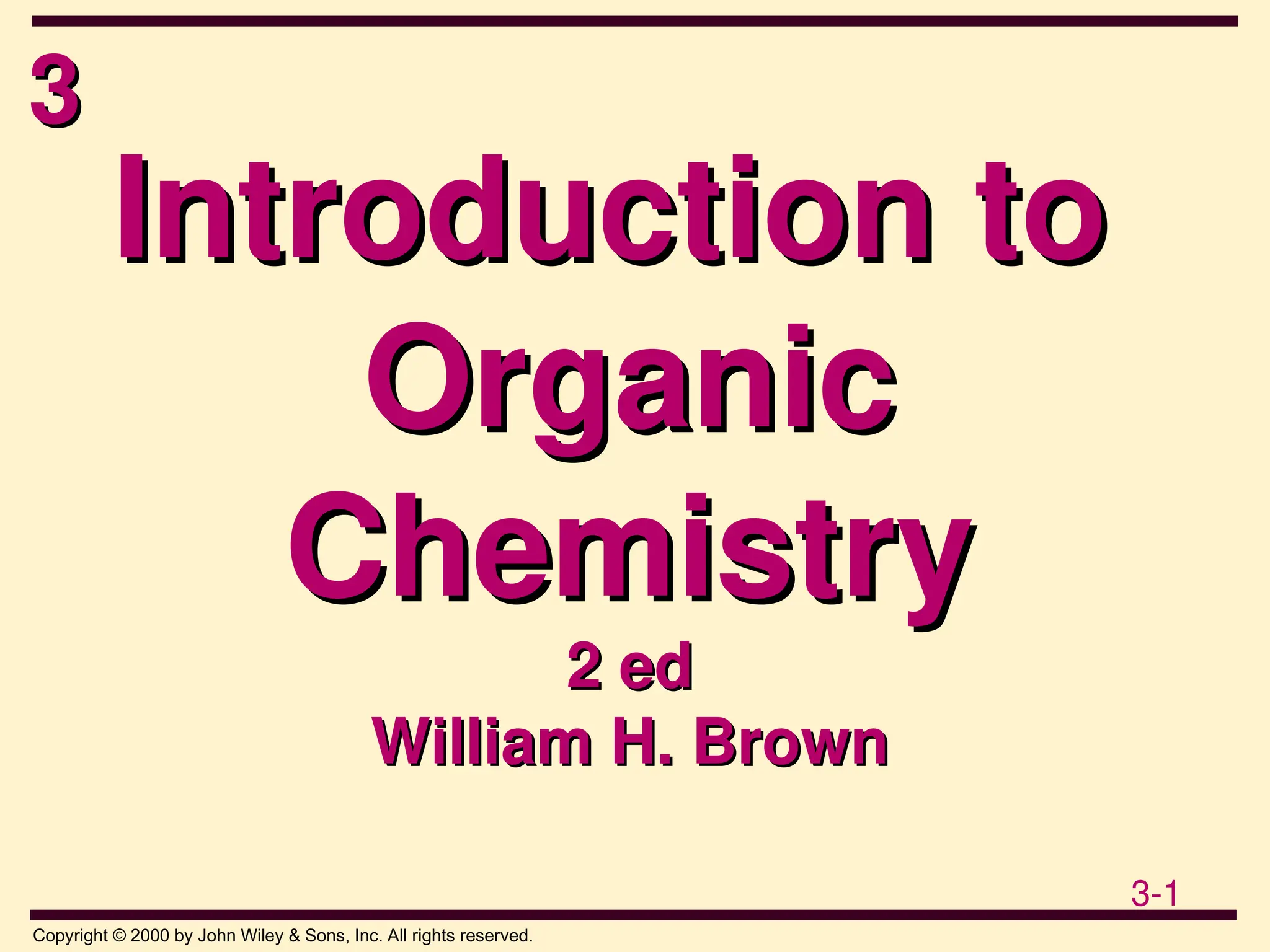Organic Chemistry Alkanes and Cycloalkanes | PPT
