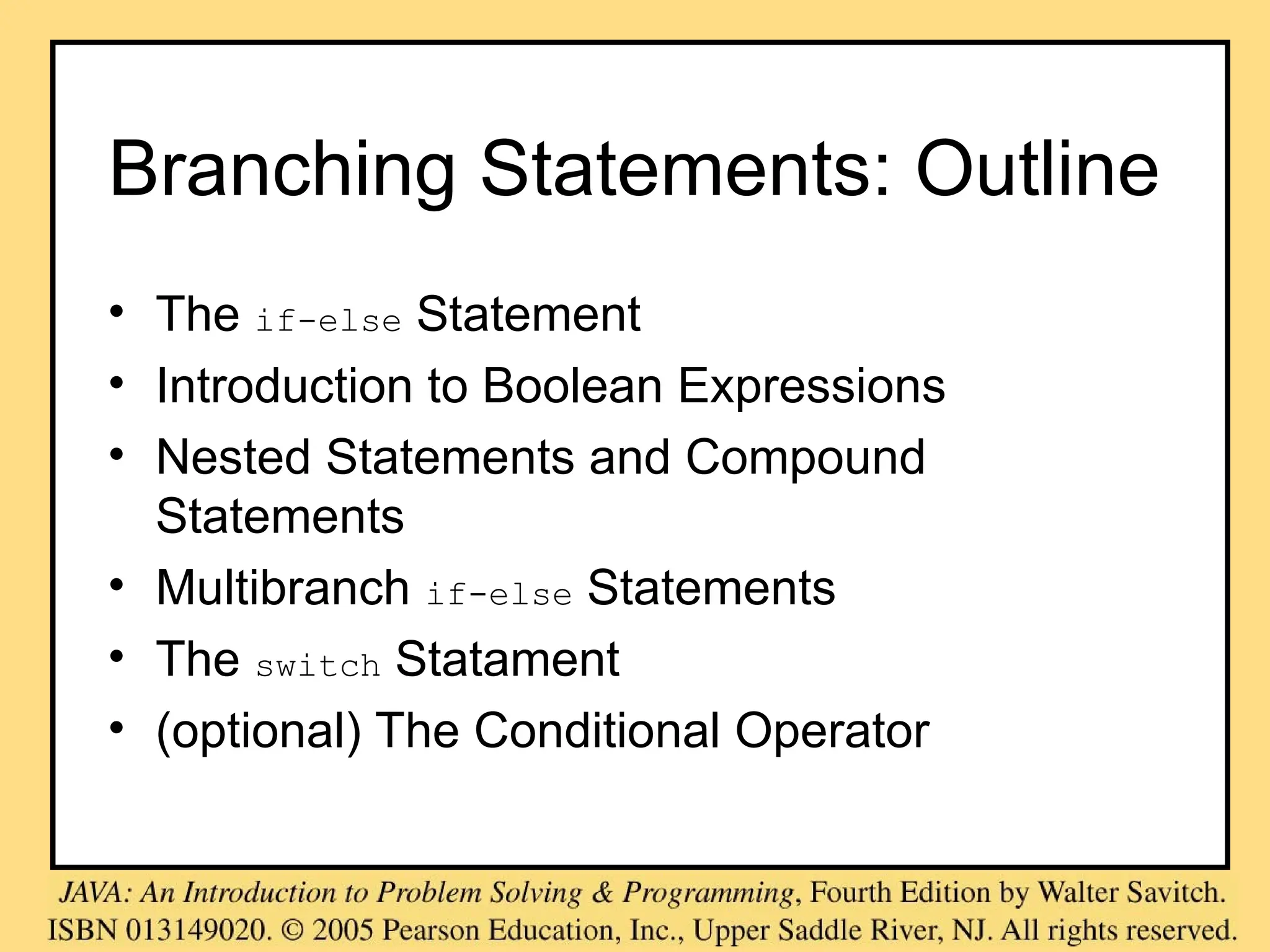 Flow of control, statements, and examples | PPT