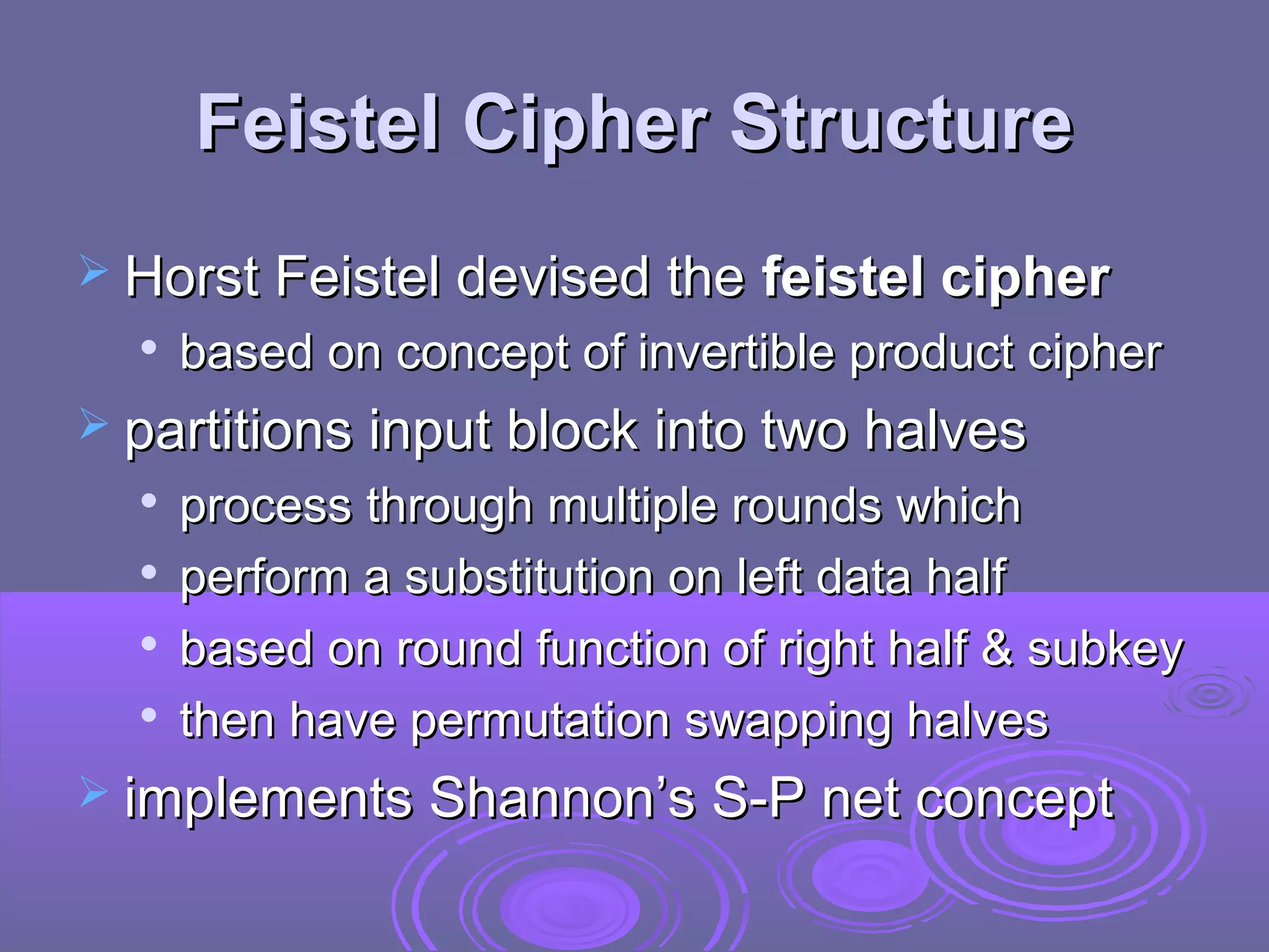 Ch03 block-cipher-and-data-encryption-standard | PPT