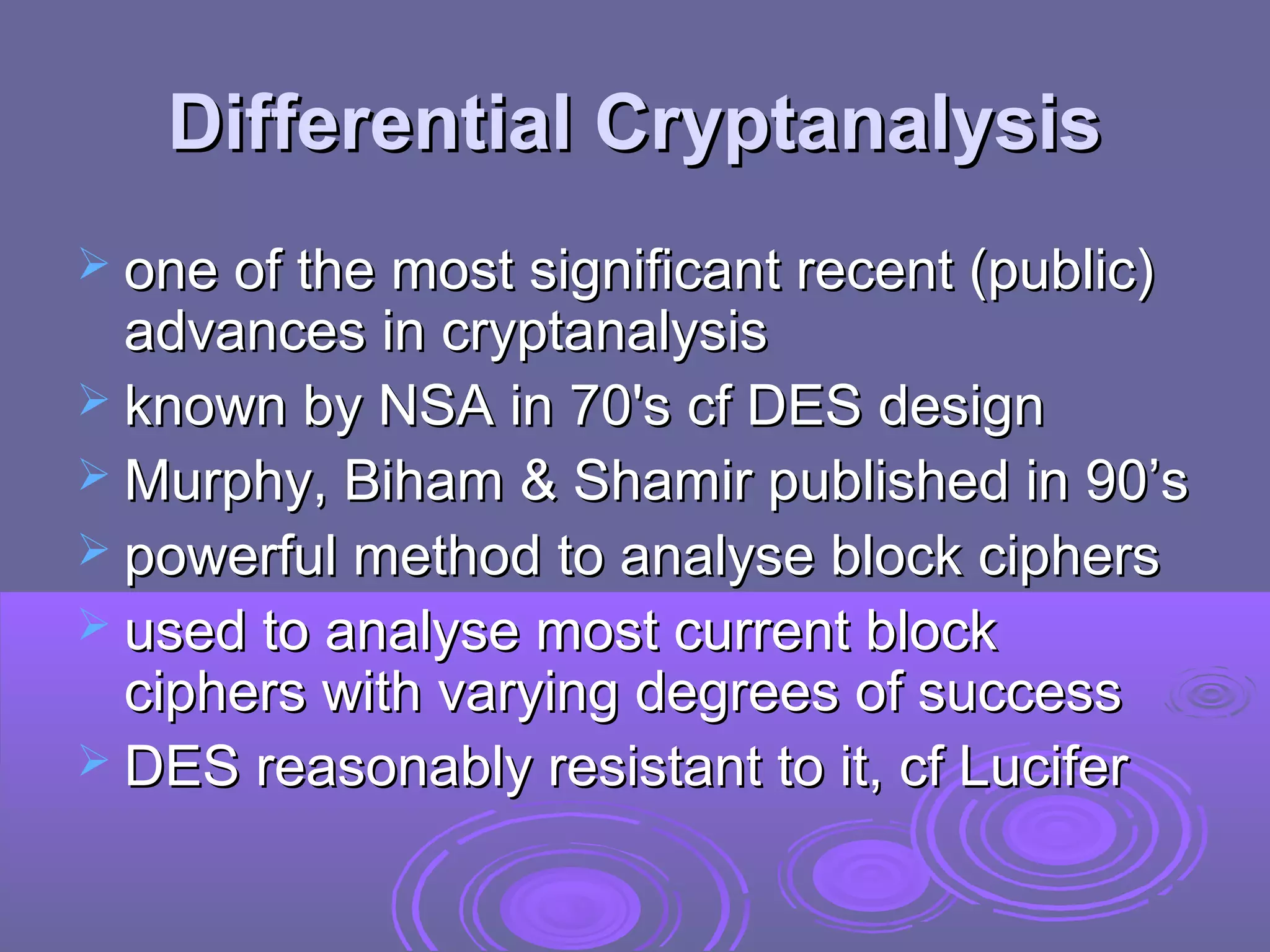 Ch03 block-cipher-and-data-encryption-standard | PPT