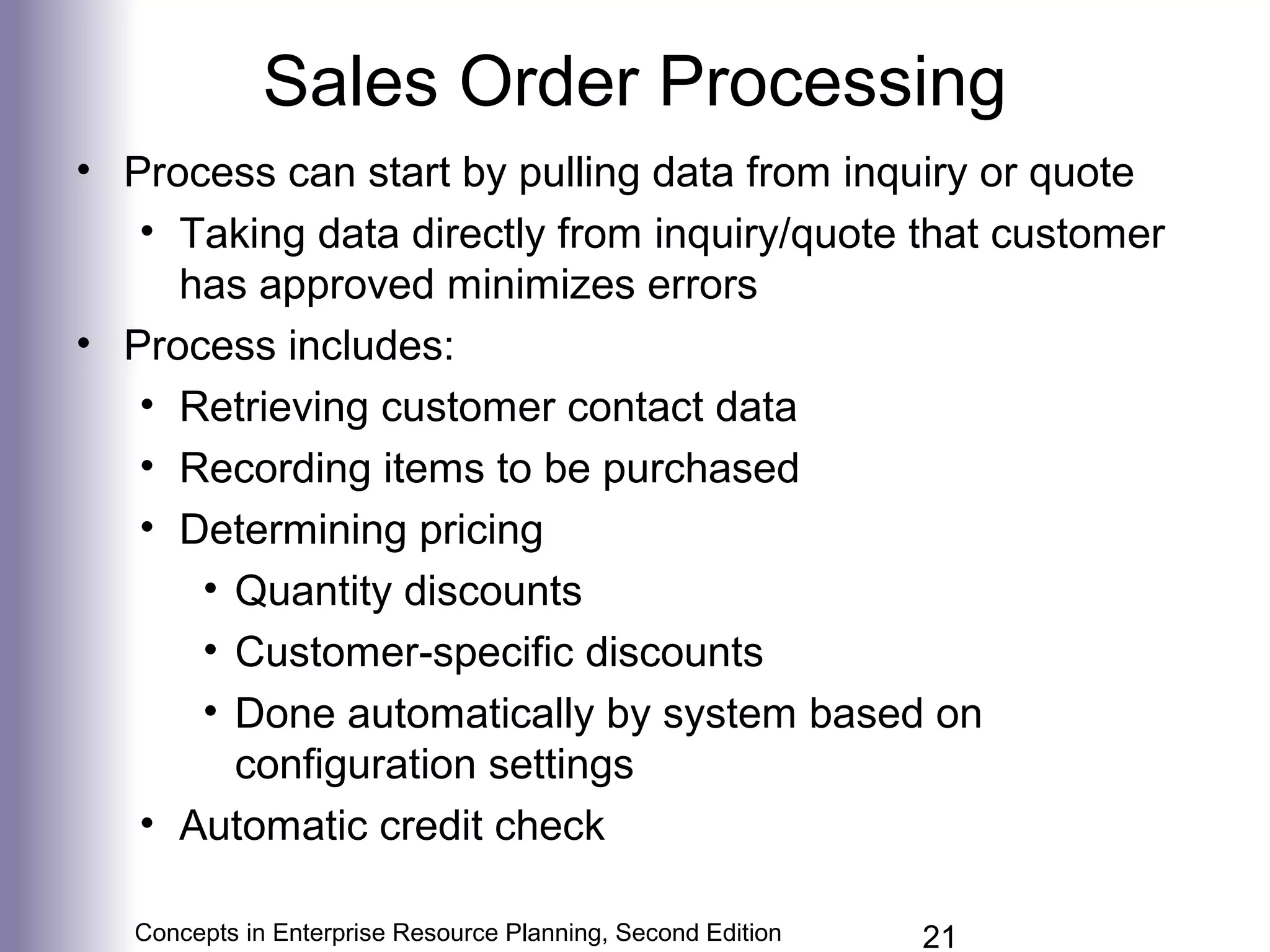 Chapter 3: Marketing Information Systems and the Sales Order Process | PPT