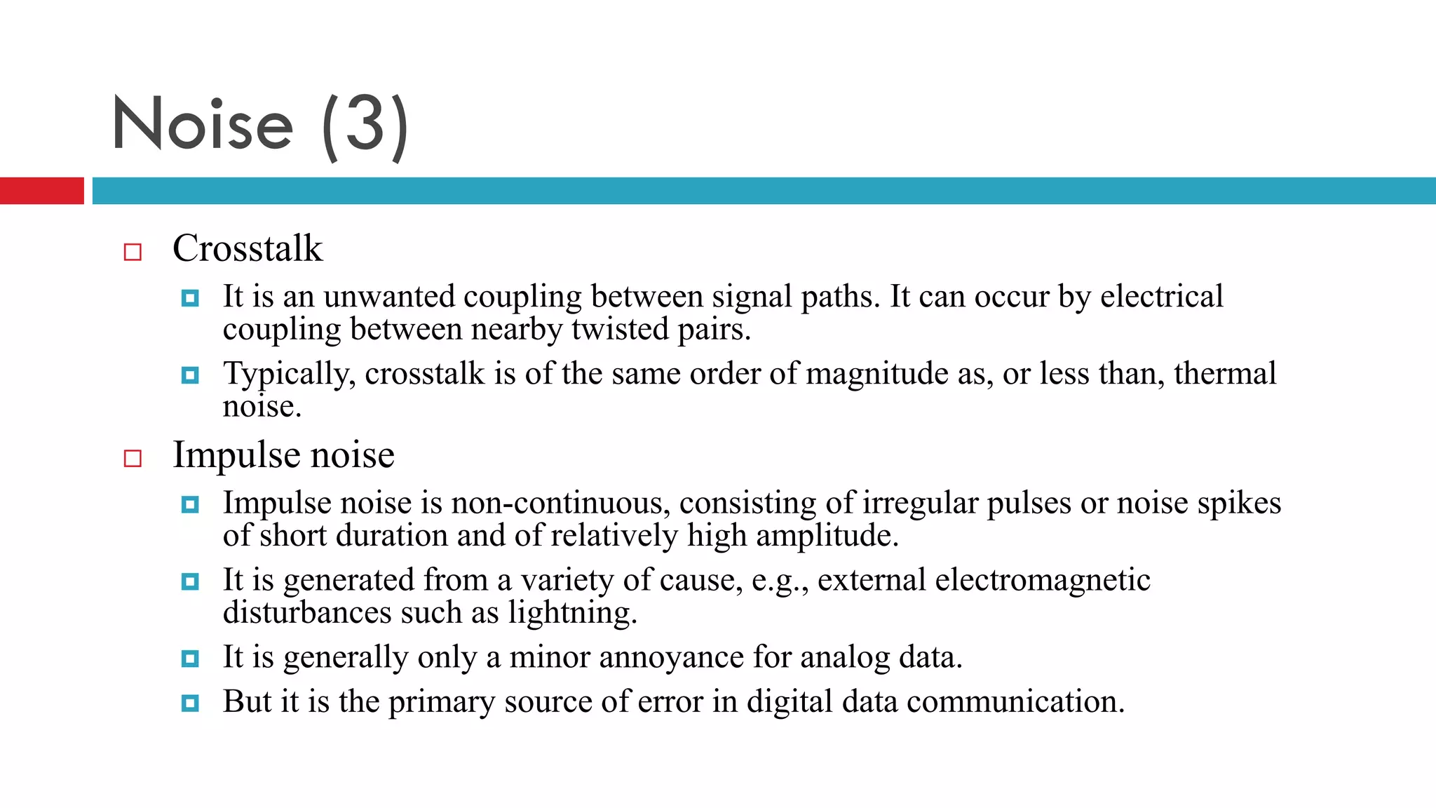 Ch 03 quality of service and telecommunication impairments. | PDF