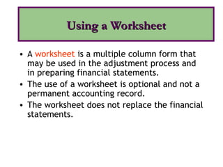 Principles of accounting chapter three. | PPT