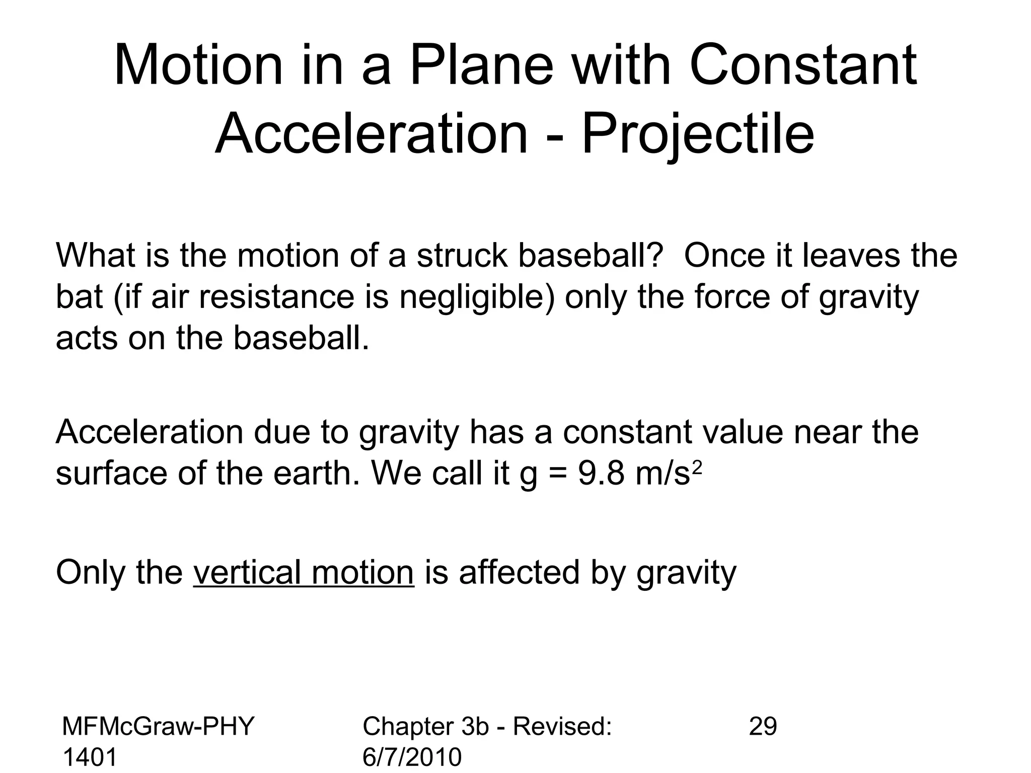 Ch 03b motion in a plane | PPT