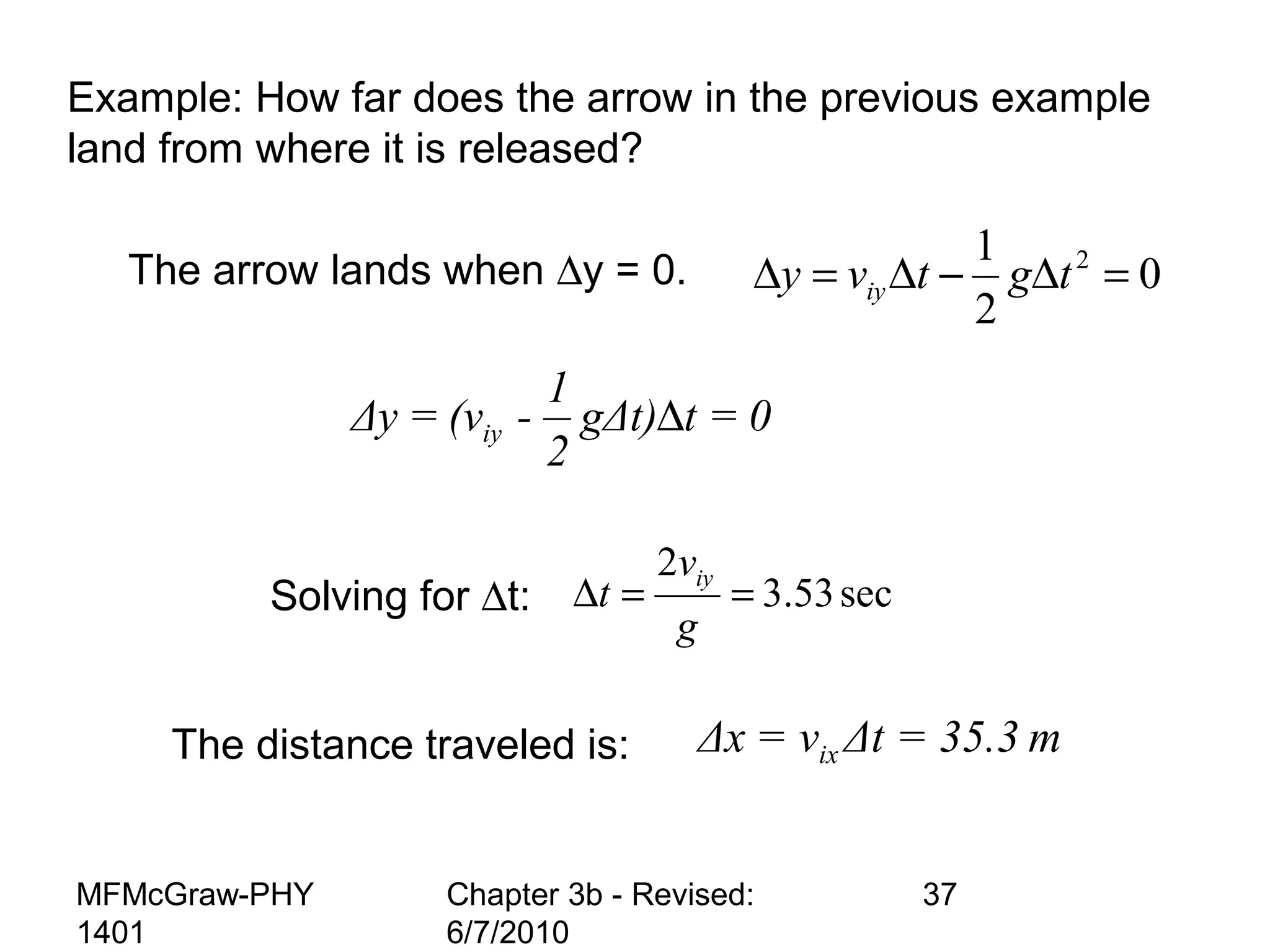 Ch 03b motion in a plane | PPT