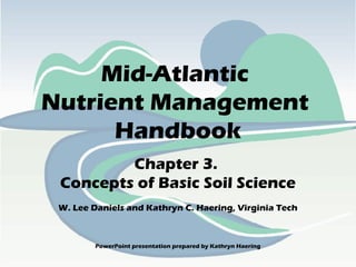 Ch 03 basic soil science (1) | PPT