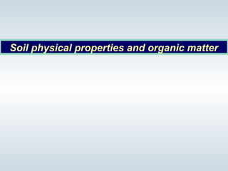 Ch 03 basic soil science (1) | PPT