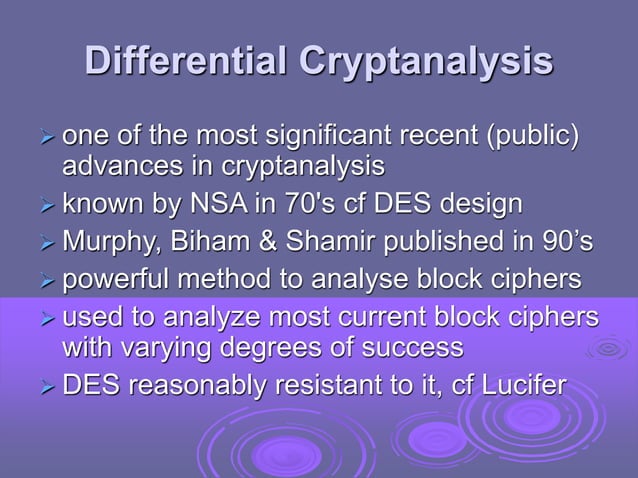 ch03_block_ciphers_nemo (2) (1).ppt | Programming Languages | Computing