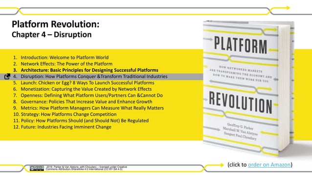 Platform Revolution: Ch 03 -- Architecture & Design | PPT