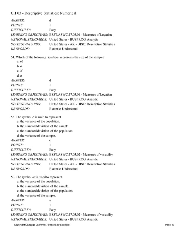 Ch 03 descriptive_statistics_numerical | PDF